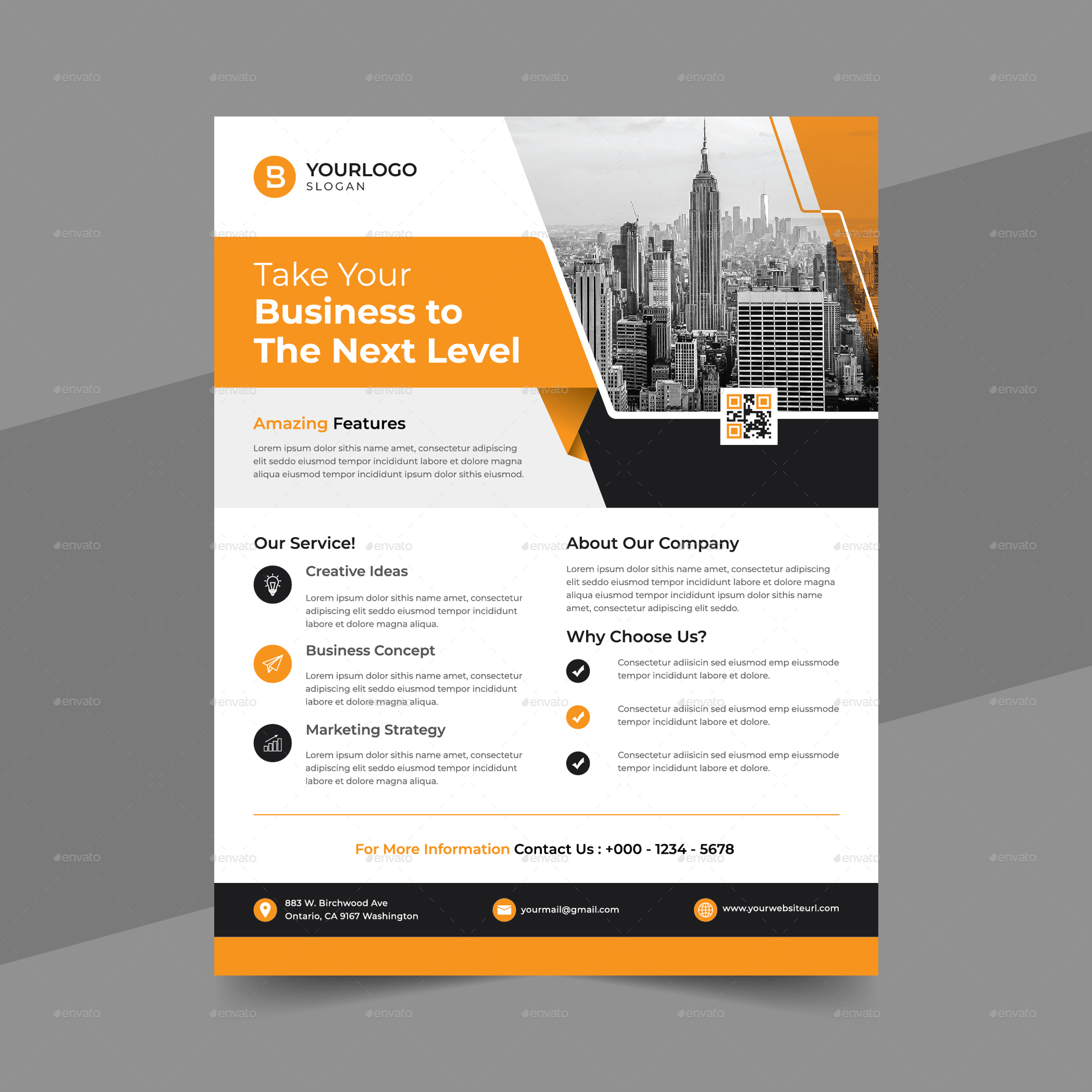 Business Flyer Template, Print Templates | GraphicRiver