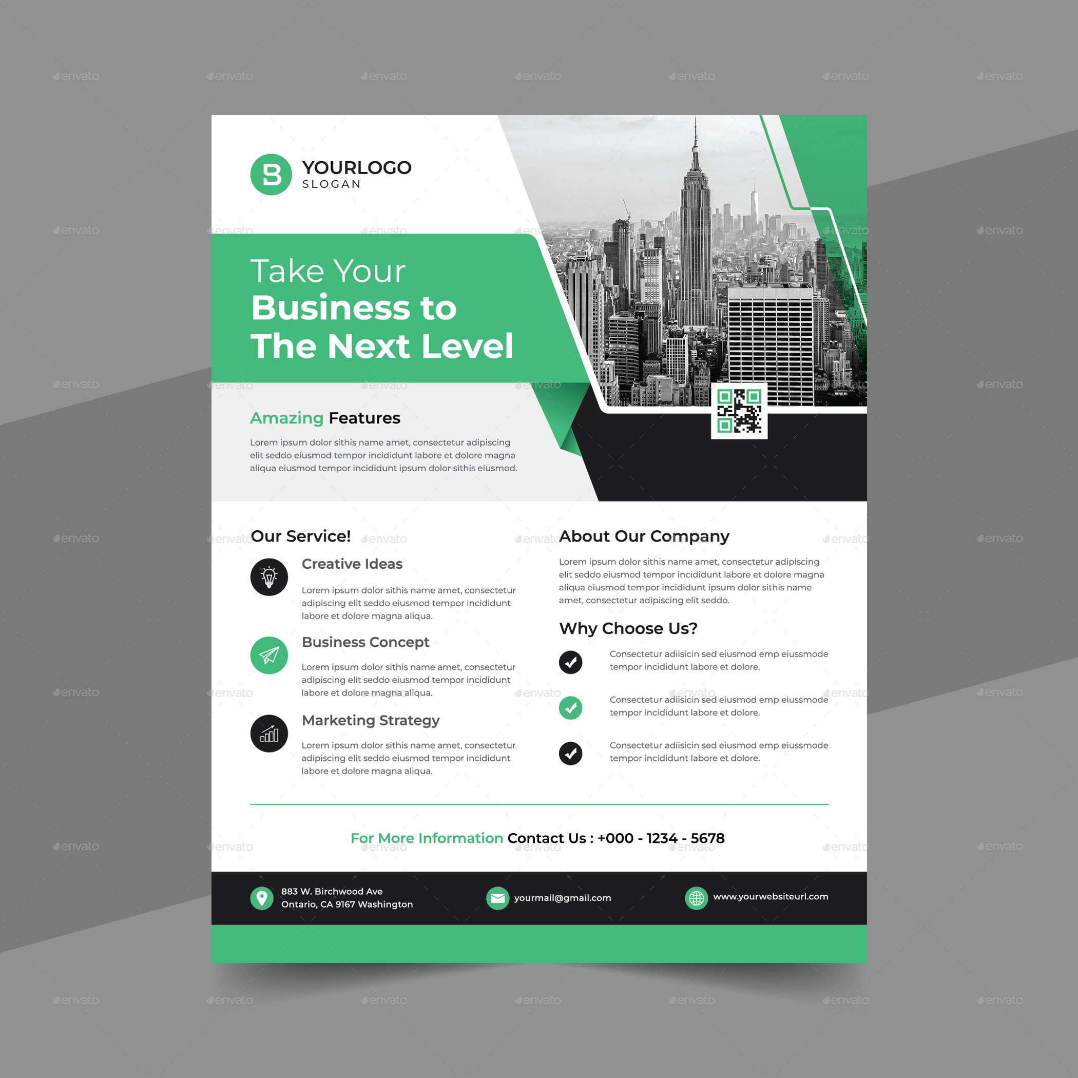 Business Flyer Template, Print Templates | GraphicRiver