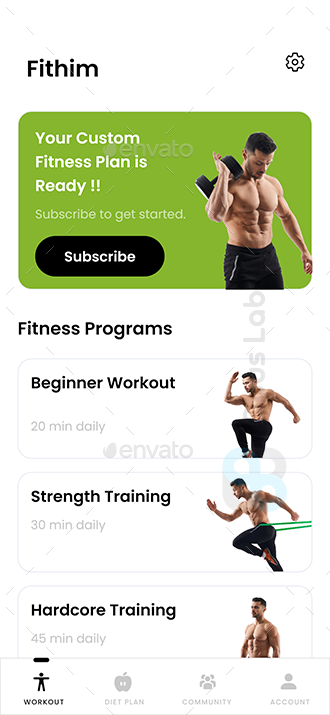 All-in-One Fitness App UI |Complete Fitness Tracker UI Kit |Custom ...