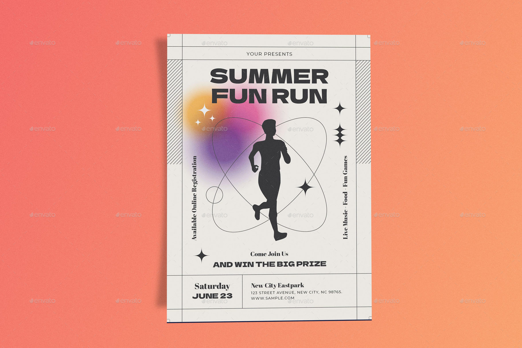 Summer Fun Run, Print Templates | GraphicRiver