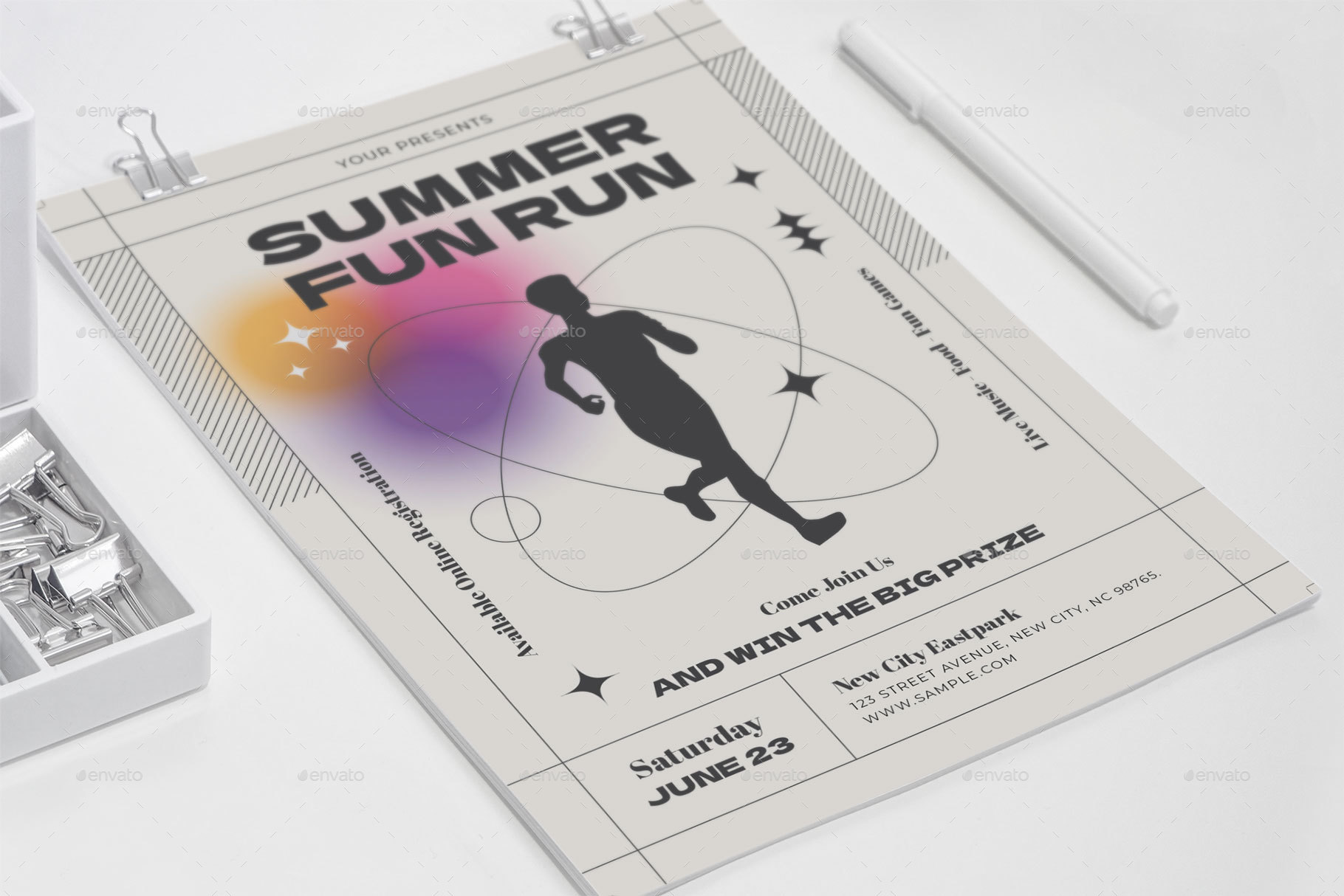 Summer Fun Run, Print Templates | GraphicRiver