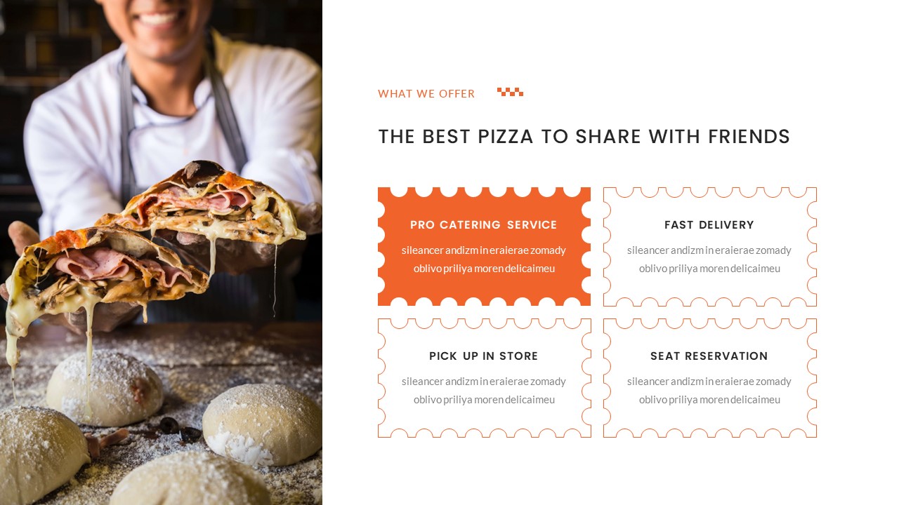 Pepperoni - Pizza & Fast Food Restaurant Google Slides Template ...