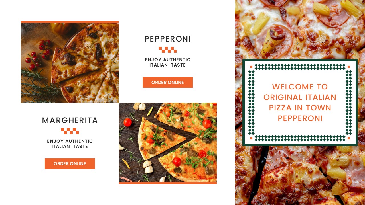 Pepperoni - Pizza & Fast Food Restaurant PowerPoint Template ...
