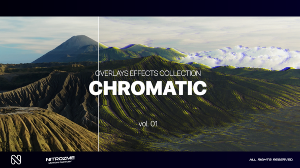 Chromatic Effects Overlays Collection Vol. 01, After Effects Project Files