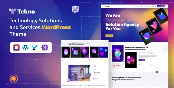 Tekno - Technology Services WordPress Theme by HiboTheme | ThemeForest
