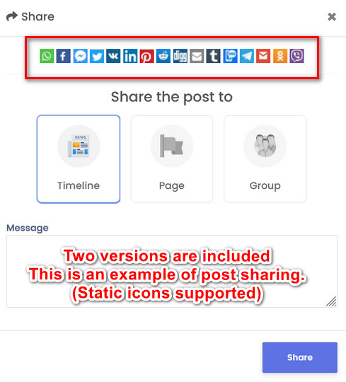 Advanced Social Sharing Pro For Sngine by prashantre | CodeCanyon