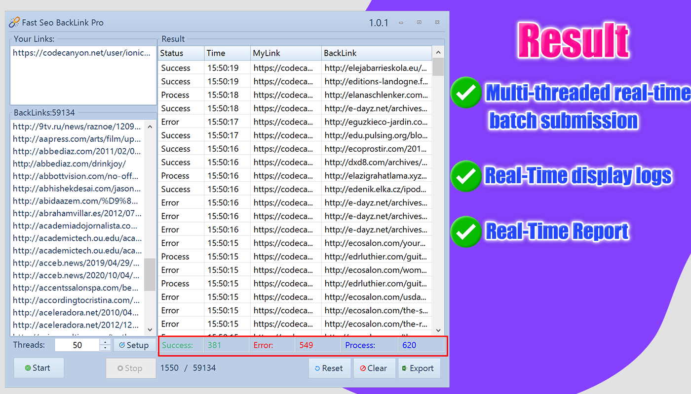 Fast SEO Unlimited Comment Backlink Pro by PowerMagic | CodeCanyon
