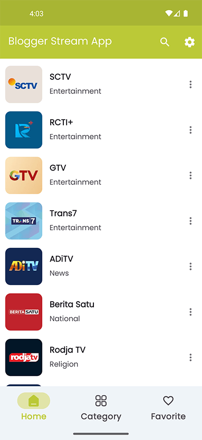 Blogger Stream - Live TV & Video Streaming App - Blogger API v3 by ...