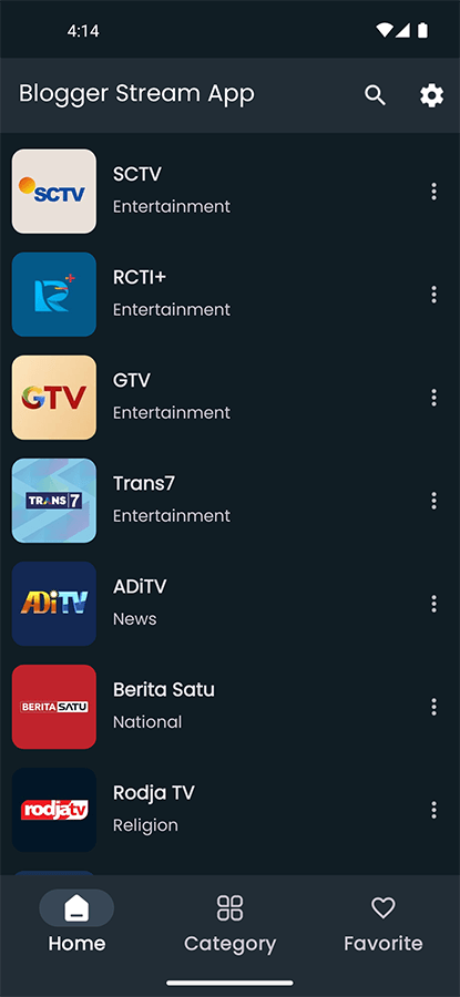 Blogger Stream - Live TV & Video Streaming App - Blogger API v3 by ...