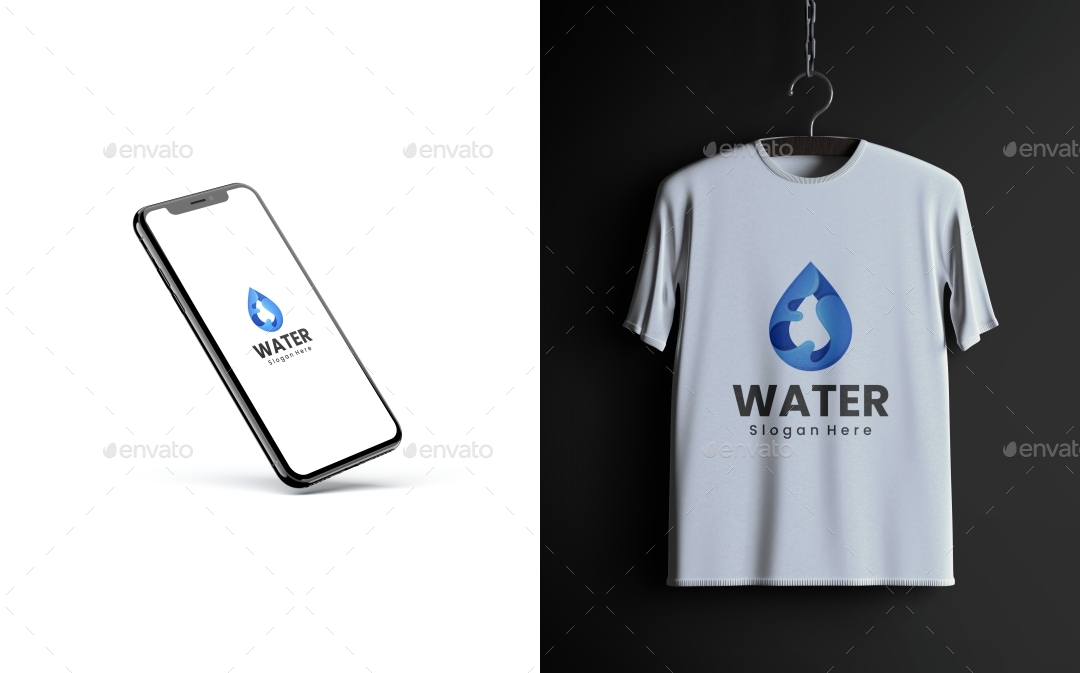 Water Colorful Logo Template, Logo Templates | GraphicRiver