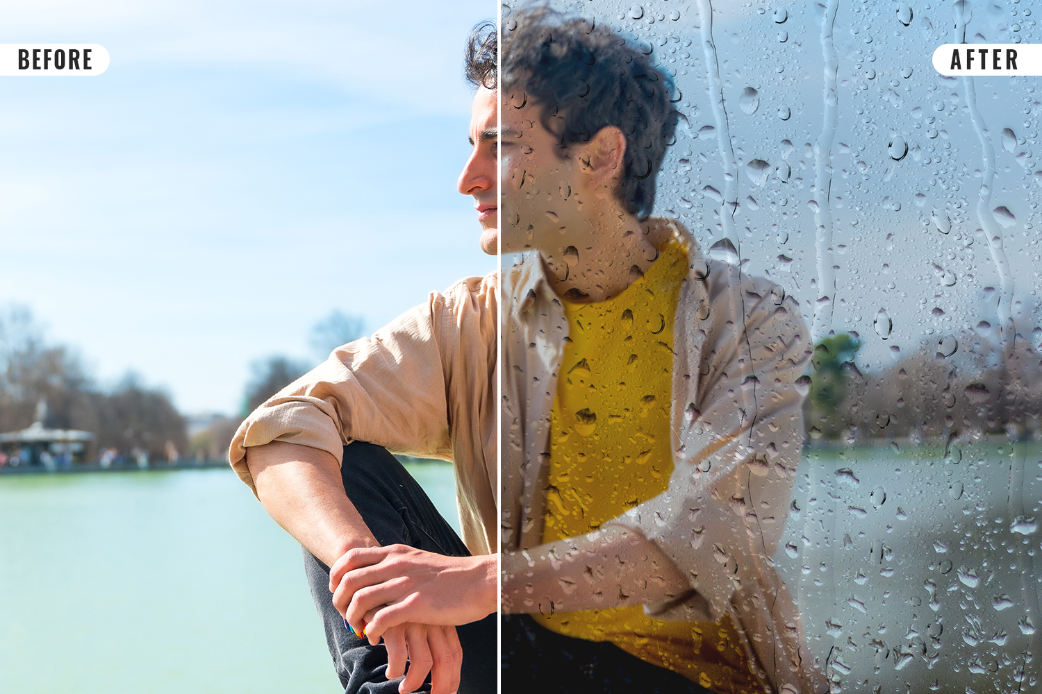 Raindrop Photo Effect, Add-ons | GraphicRiver