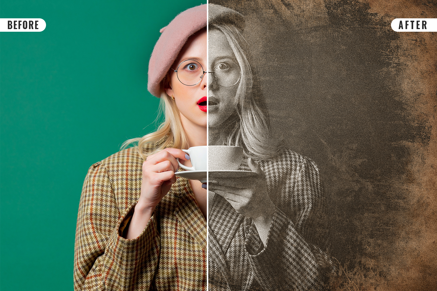 Vintage Photo Effect, Add-ons | GraphicRiver