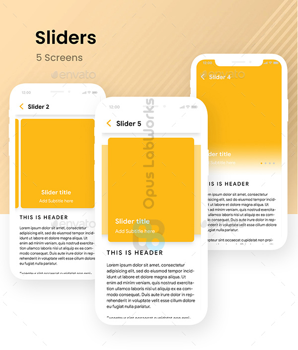 50 Ready-to-Use, Fully Editable UI Screens| Pre-built App UI for ...