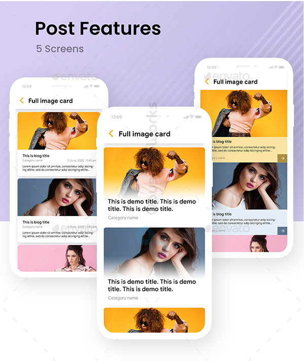 50 Ready-to-Use, Fully Editable UI Screens| Pre-built App UI for ...