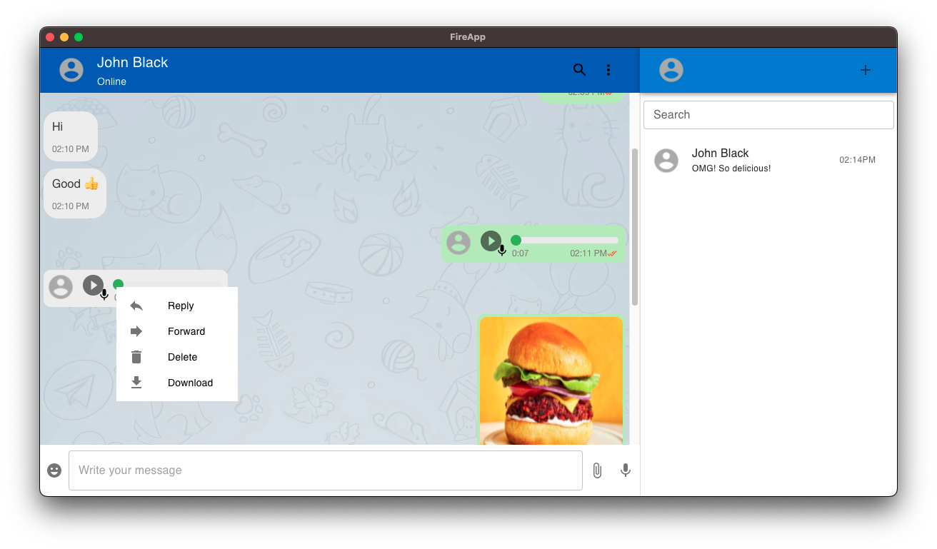 FireApp Desktop - Desktop Chatting app for FireApp by devlomi | CodeCanyon