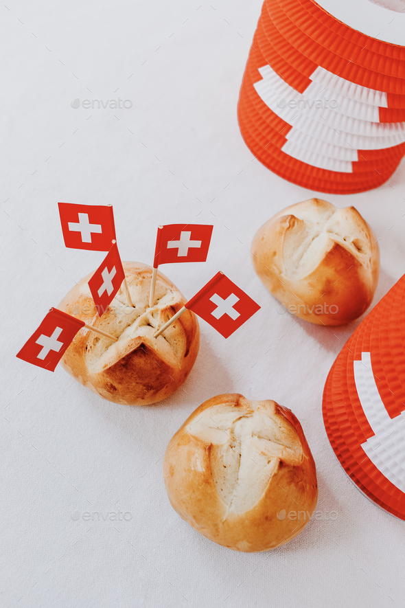 Traditional swiss bread buns Stock Photo by NataliaRuedisueli | PhotoDune