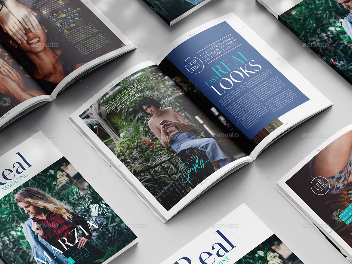 Real Magazine, Print Templates | GraphicRiver