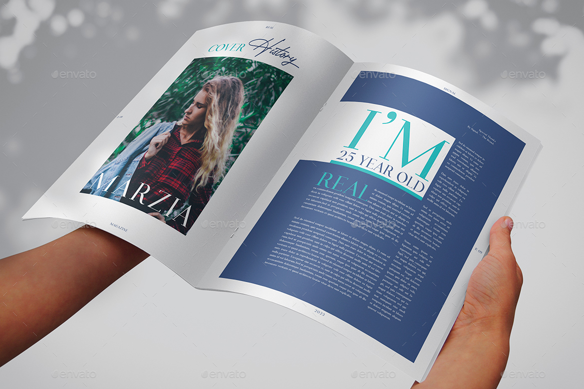Real Magazine, Print Templates | GraphicRiver