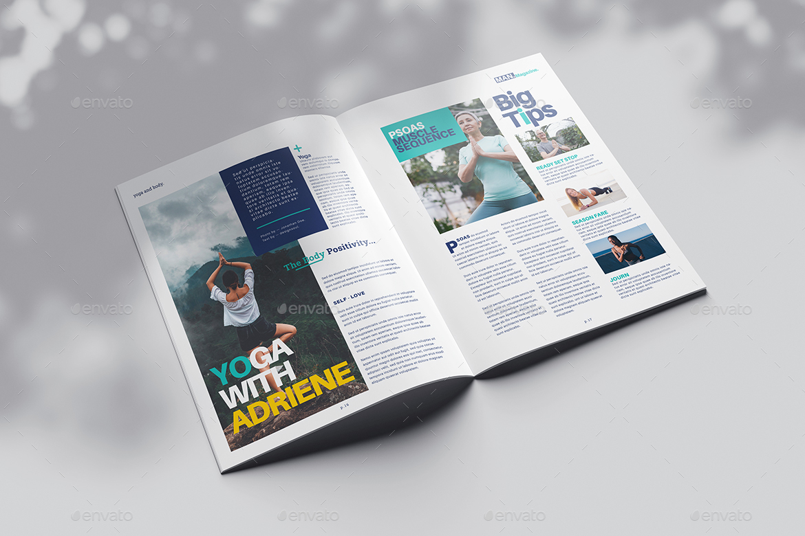 Man Magazine, Print Templates | GraphicRiver
