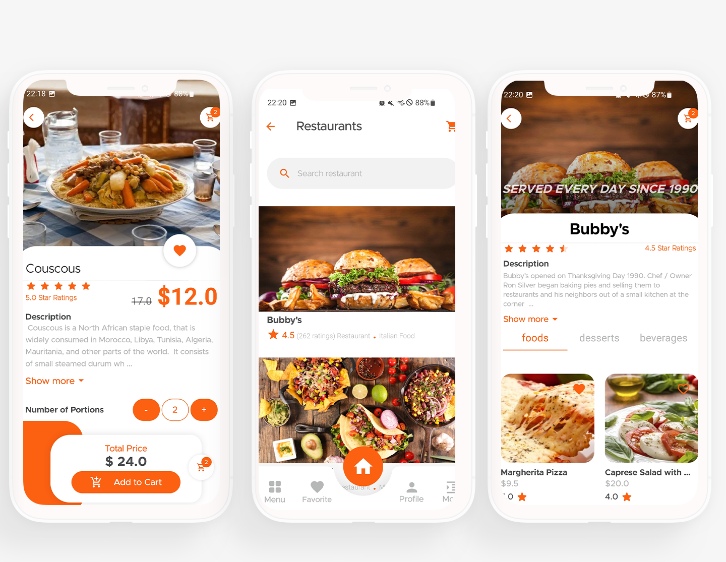 Flutter NourishNow : Full Android + iOS Multi-Restaurants Food Delivery ...