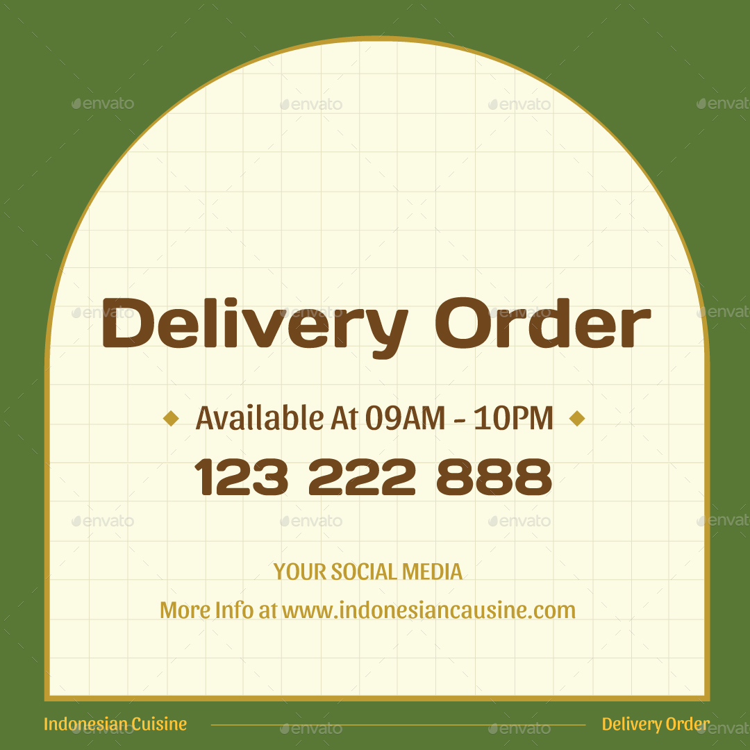 Indonesian Cuisine Menu, Print Templates | GraphicRiver