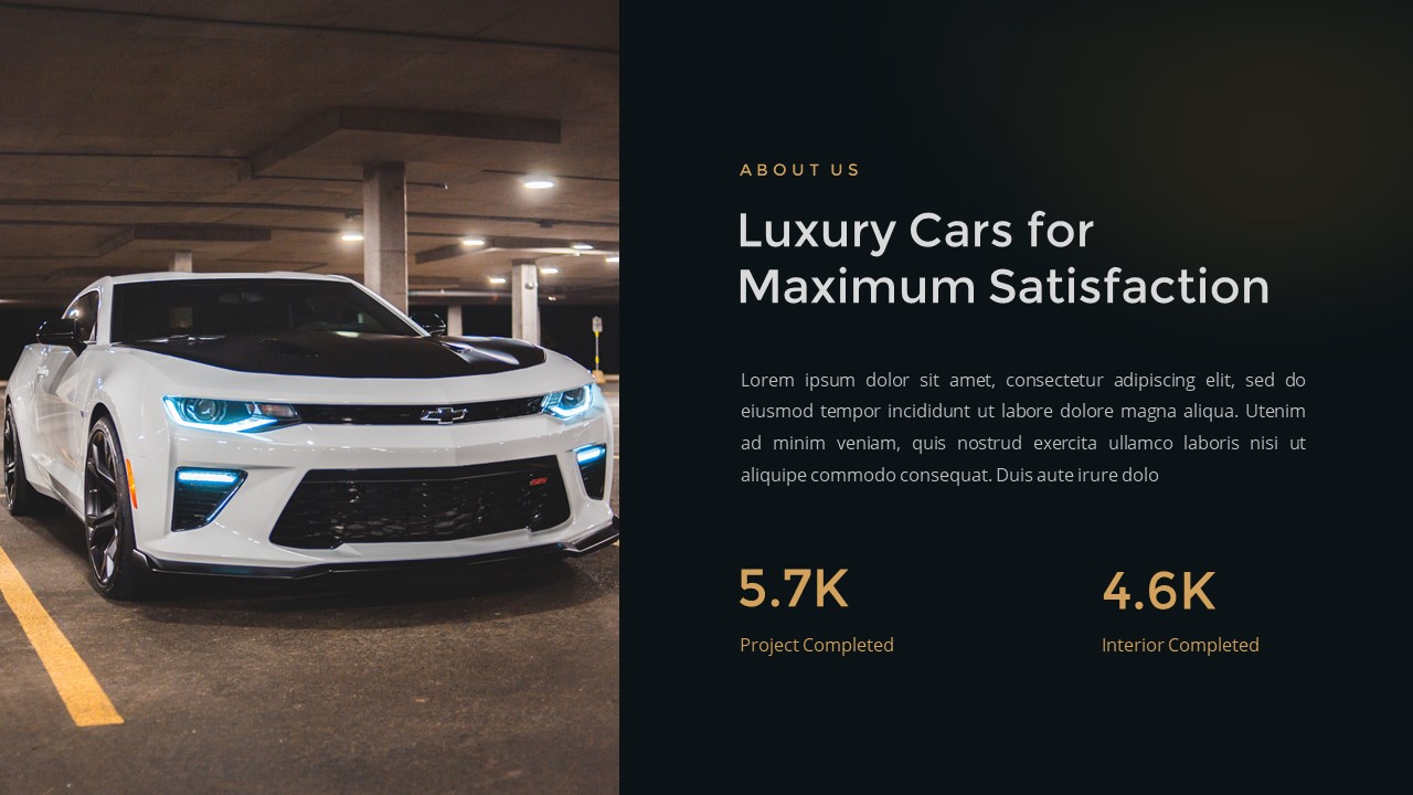 Rollwayz - Car Service PowerPoint Template, Presentation Templates