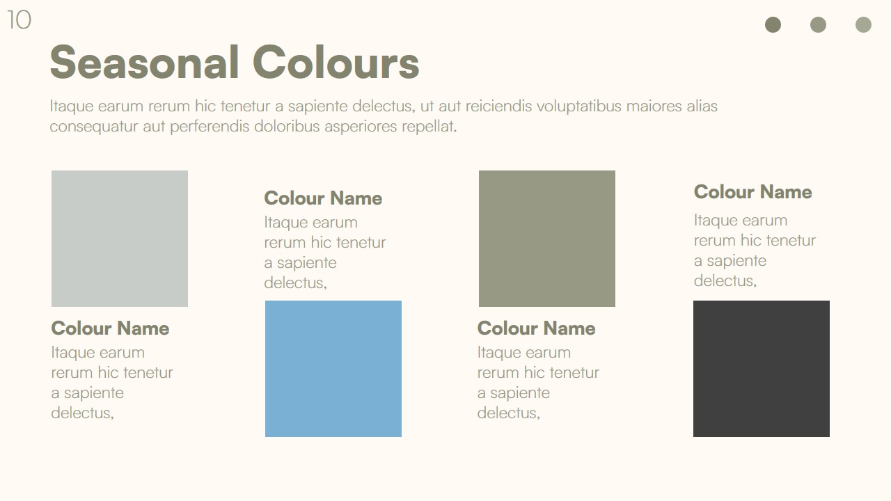 Minimalist Fashion Brand PowerPoint Template, Presentation Templates