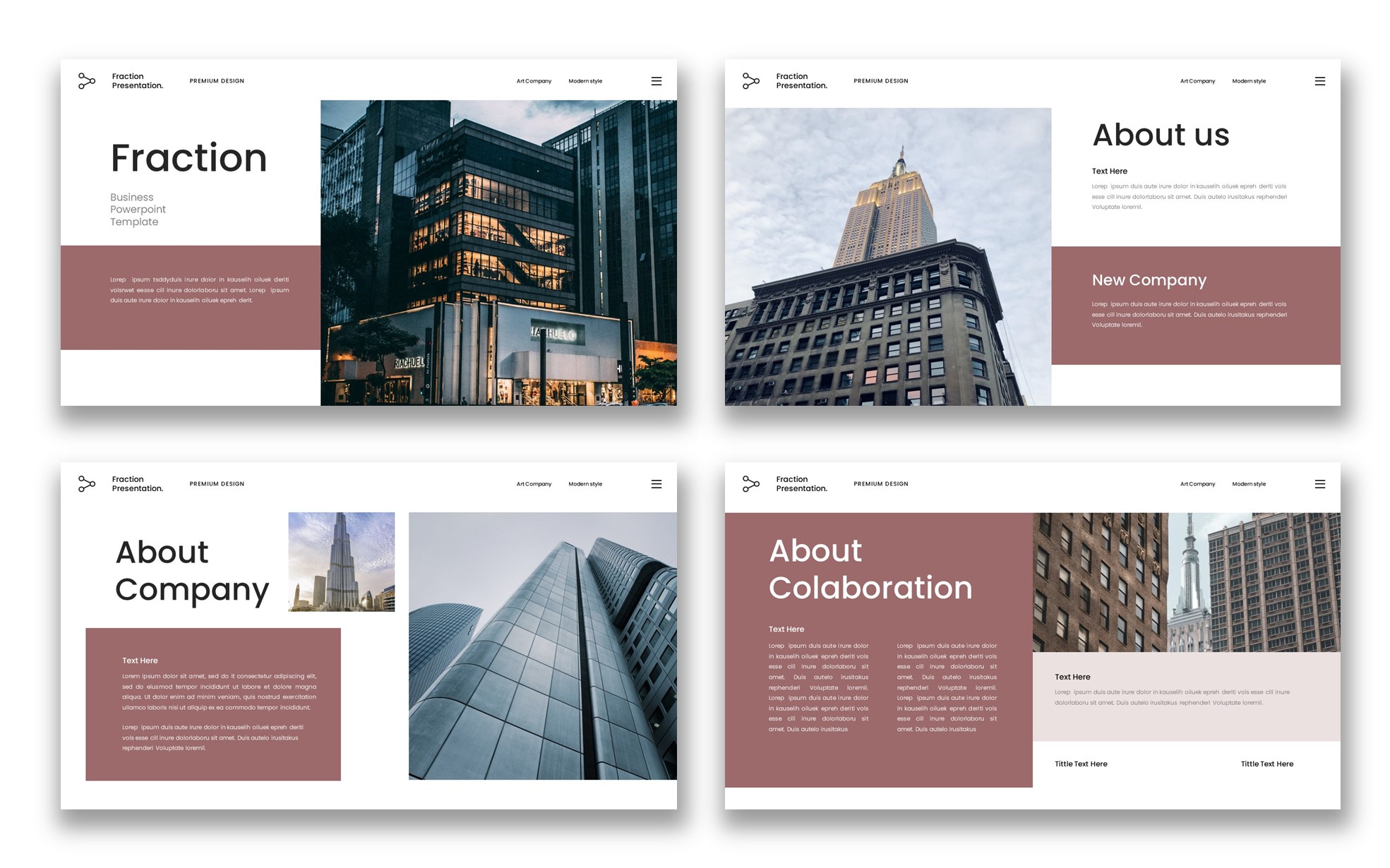 Fraction - Business PowerPoint Template, Presentation Templates ...