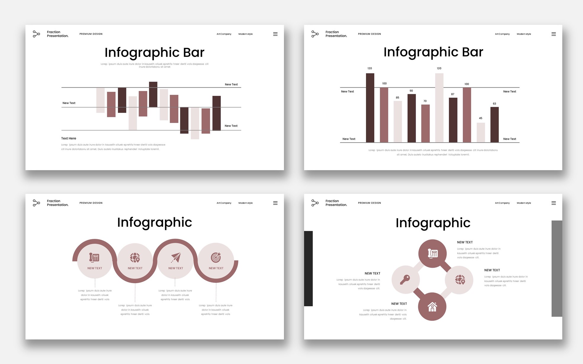 Fraction - Business Google Slide Template, Presentation Templates ...
