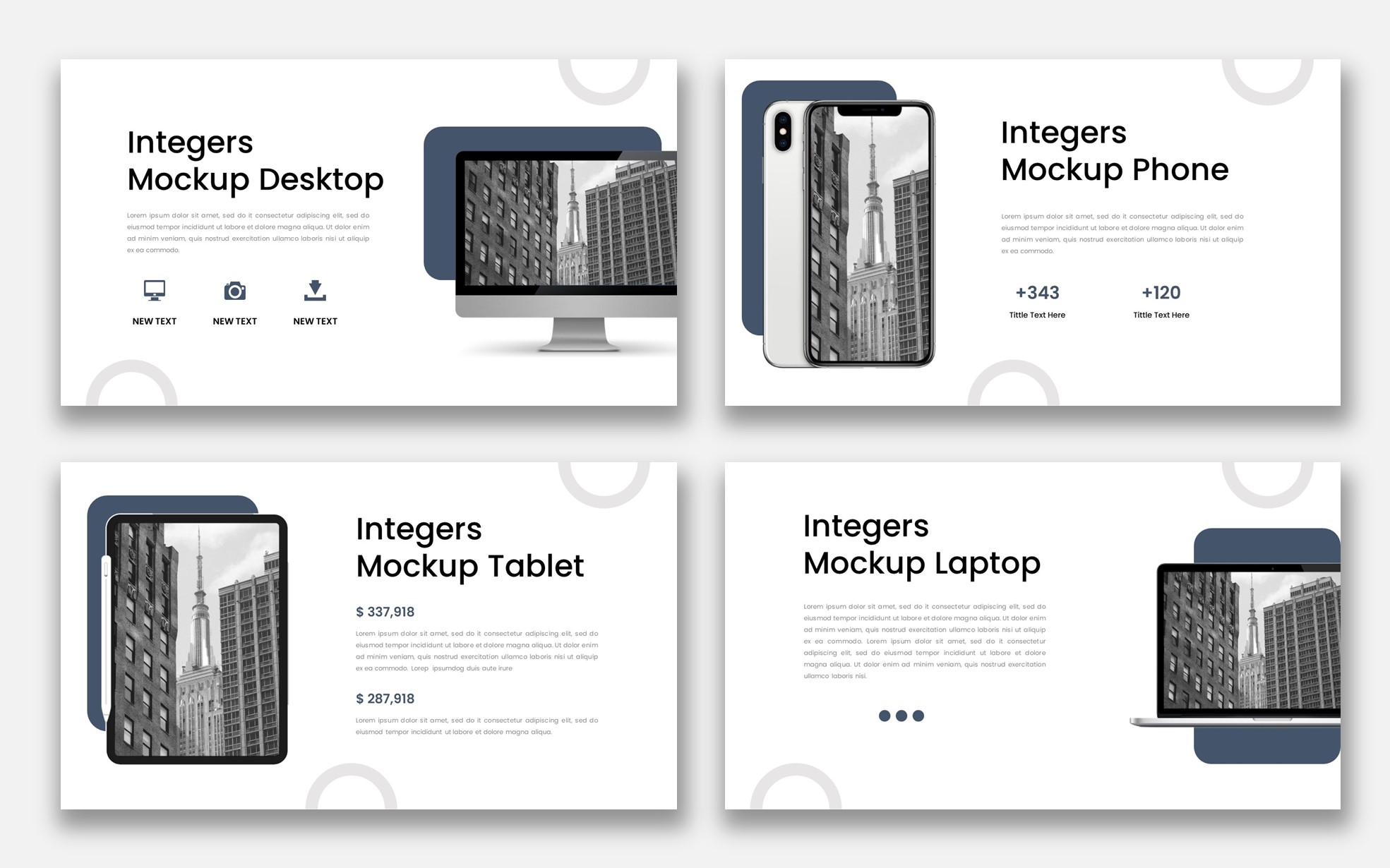 Integers - Business Google Slide Template, Presentation Templates ...