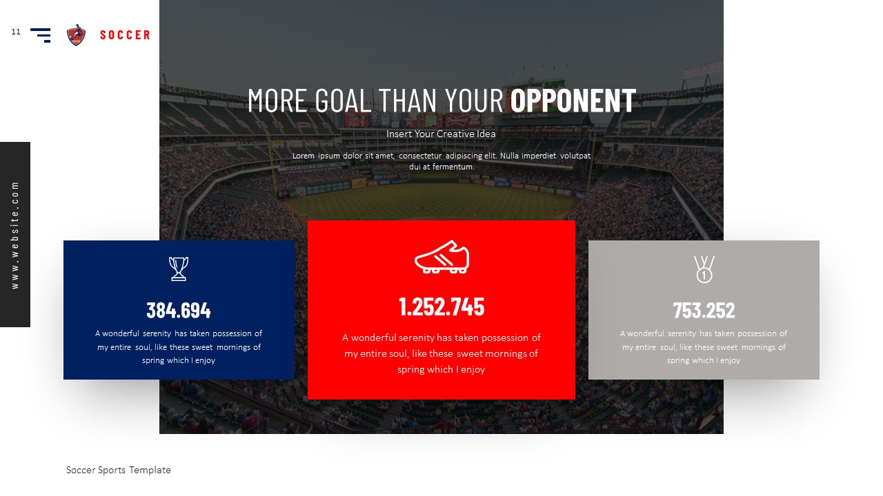 Soccer Google Slides Templates, Presentation Templates | GraphicRiver