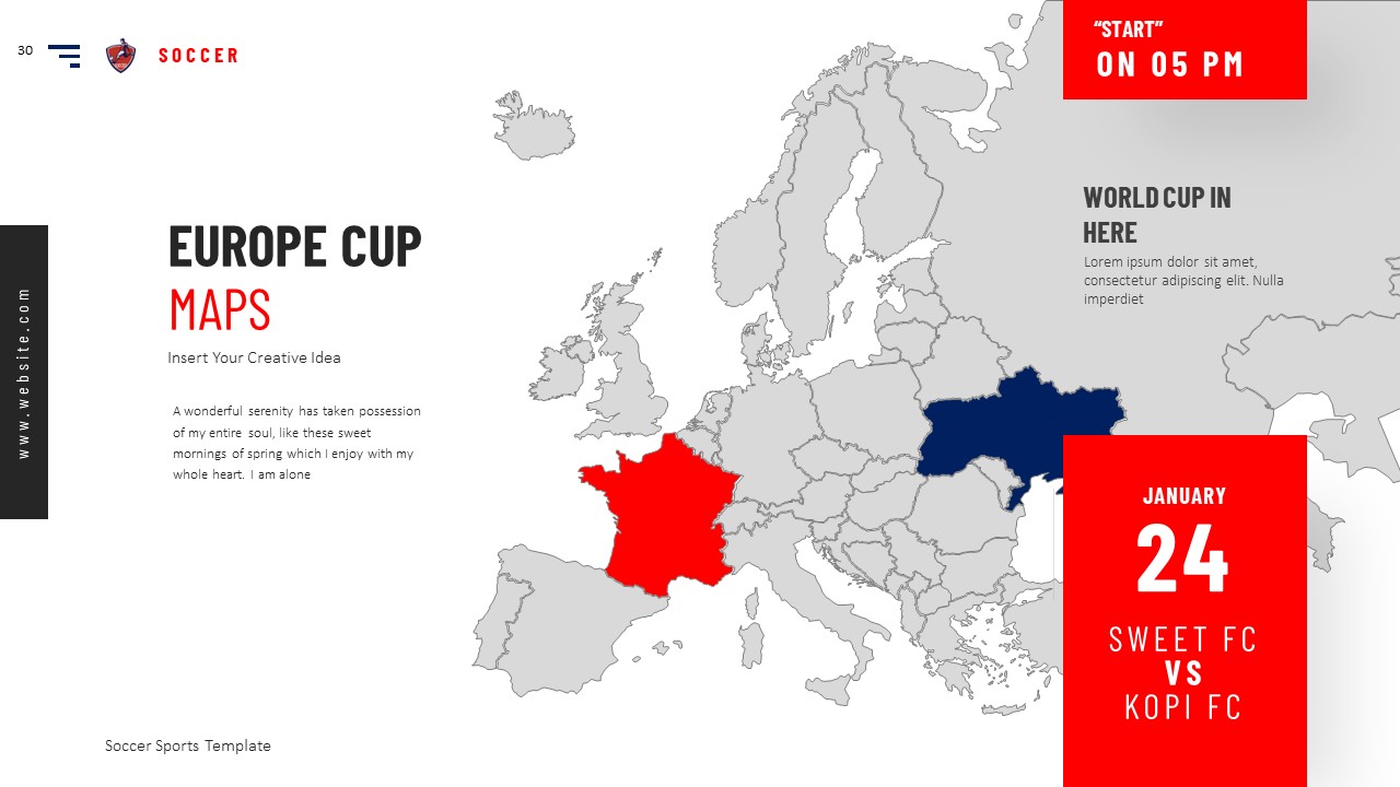 Soccer Google Slides Templates, Presentation Templates | GraphicRiver