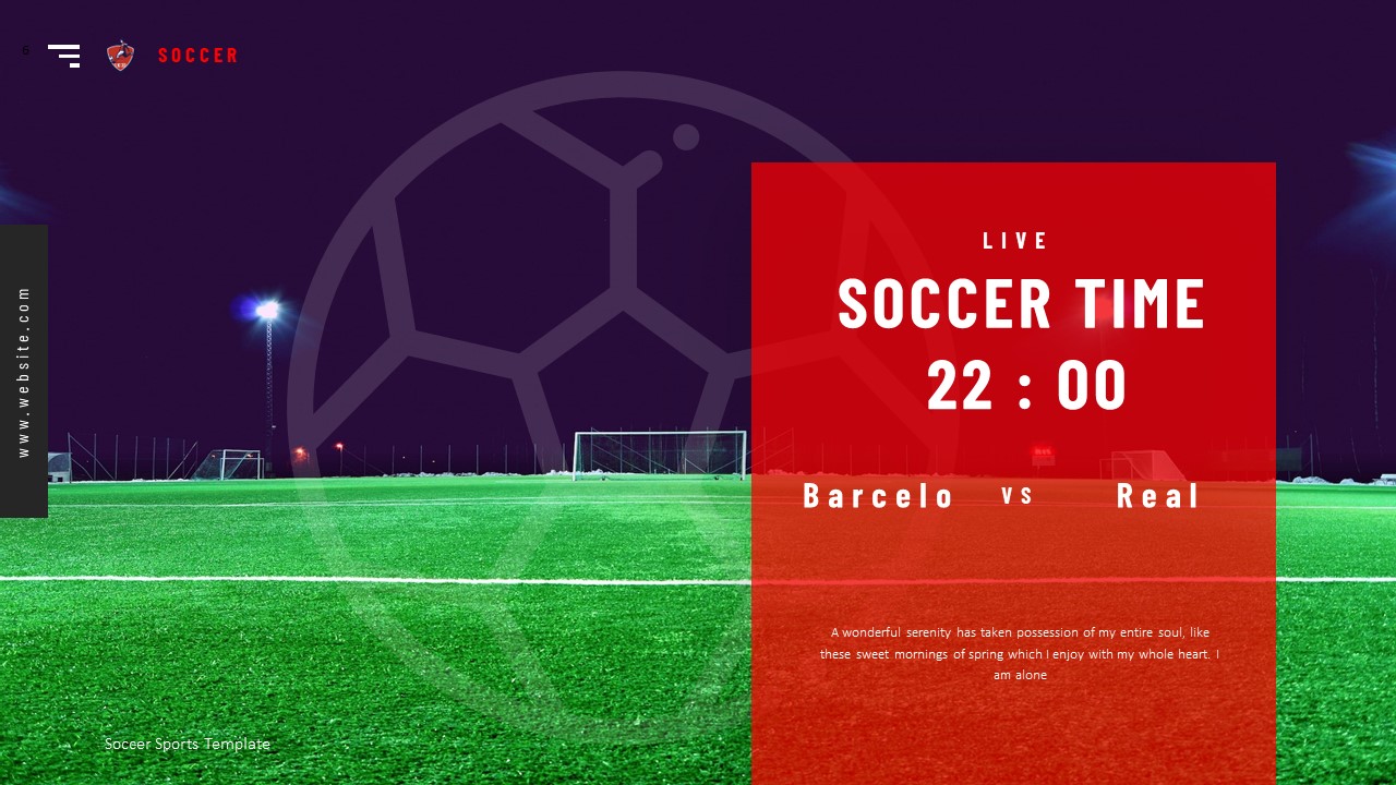 Soccer Google Slides Templates, Presentation Templates | GraphicRiver