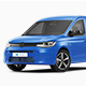 Volkswagen Caddy Van Mockup, Graphics | GraphicRiver