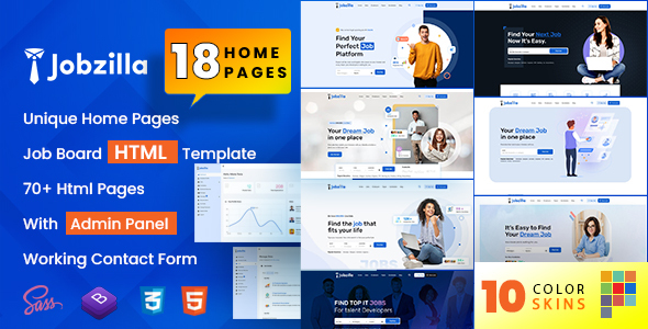 Job Board HTML Template Latest Version | Themeprison