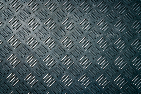 Industrial metal checker plate. Metal checker plate texture background ...