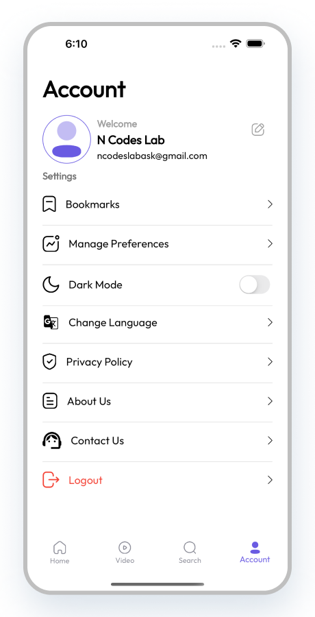 Neews Flutter News App | Android News app | IOS News app | Blogging App by N_Codes_Lab