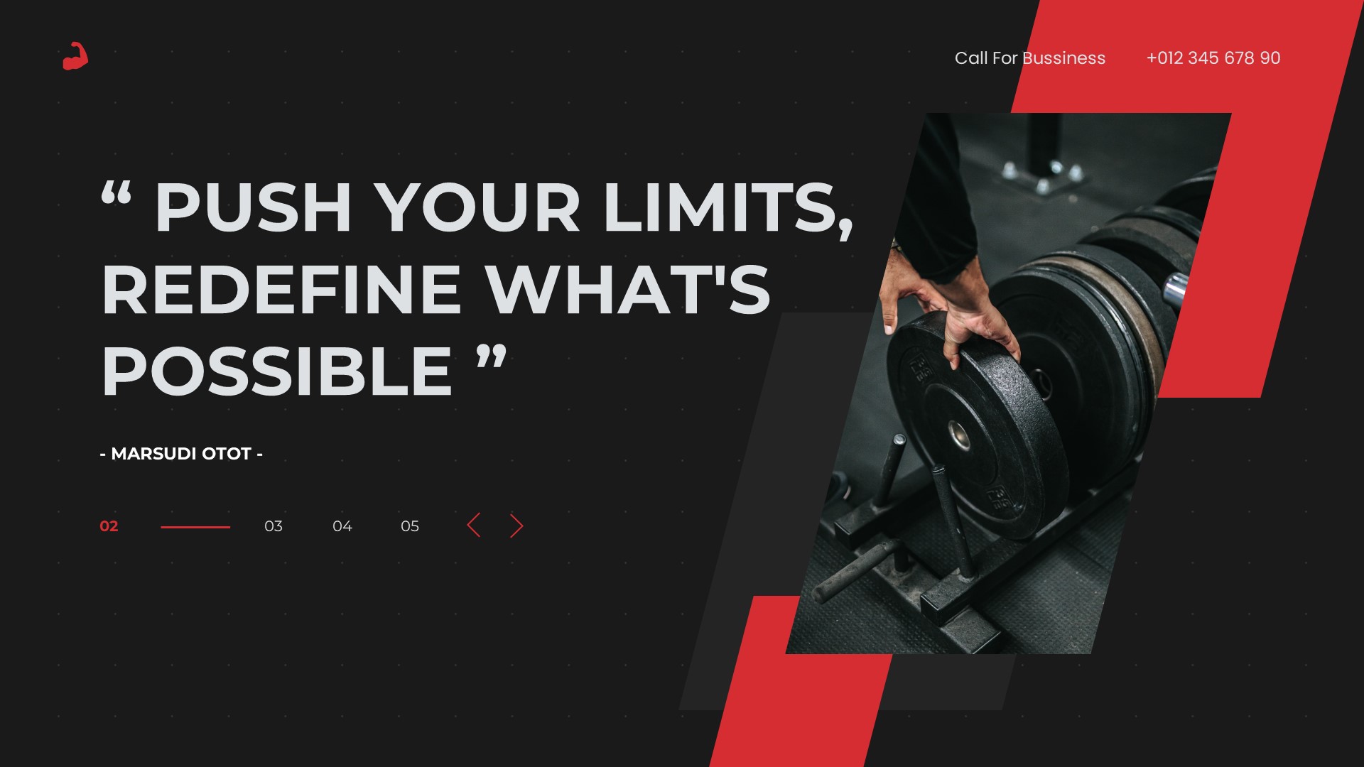 Muscle - Sports Fitness Powerpoint Presentation Template, Presentation ...