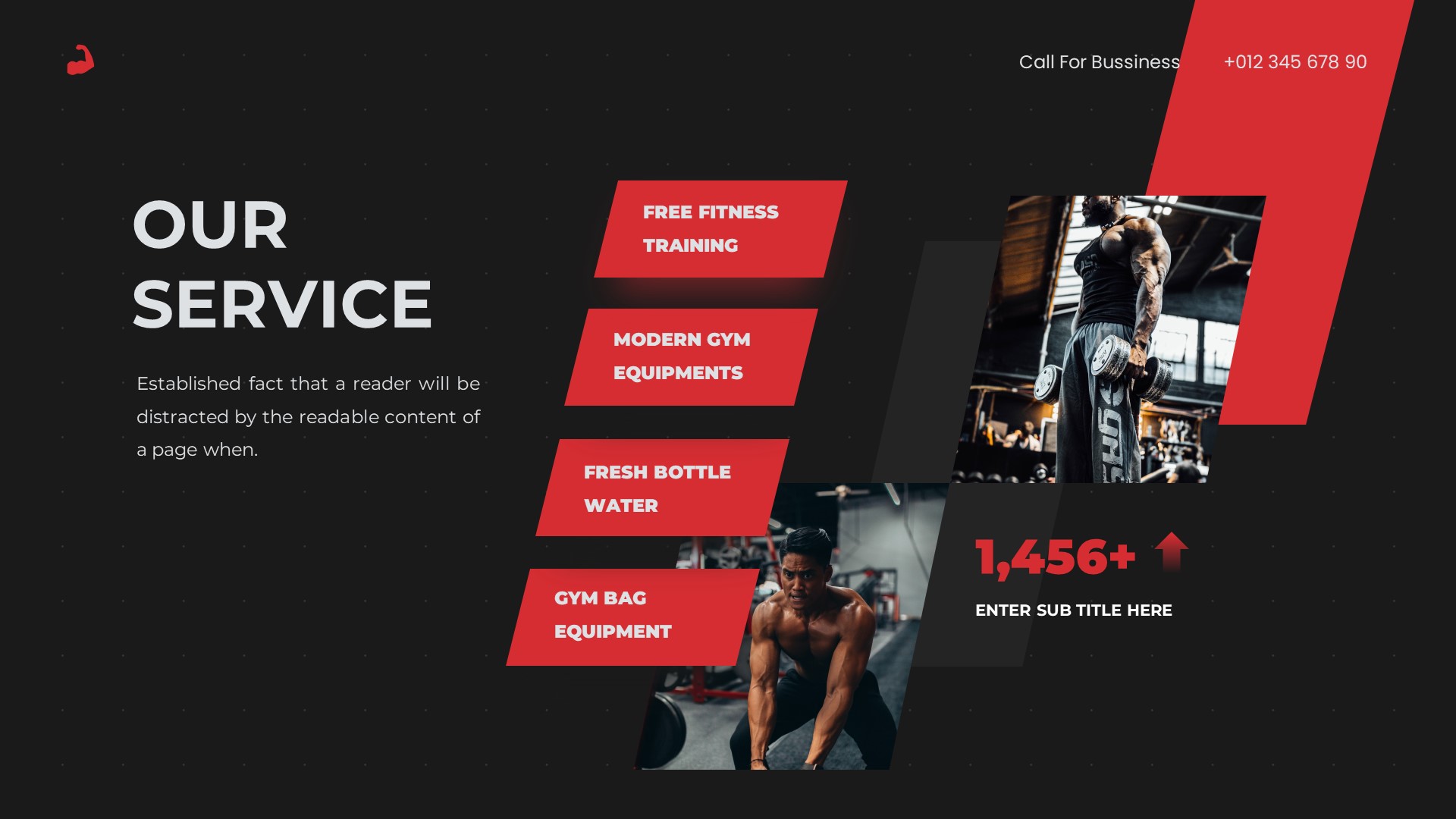 Muscle - Sports Fitness Powerpoint Presentation Template, Presentation ...