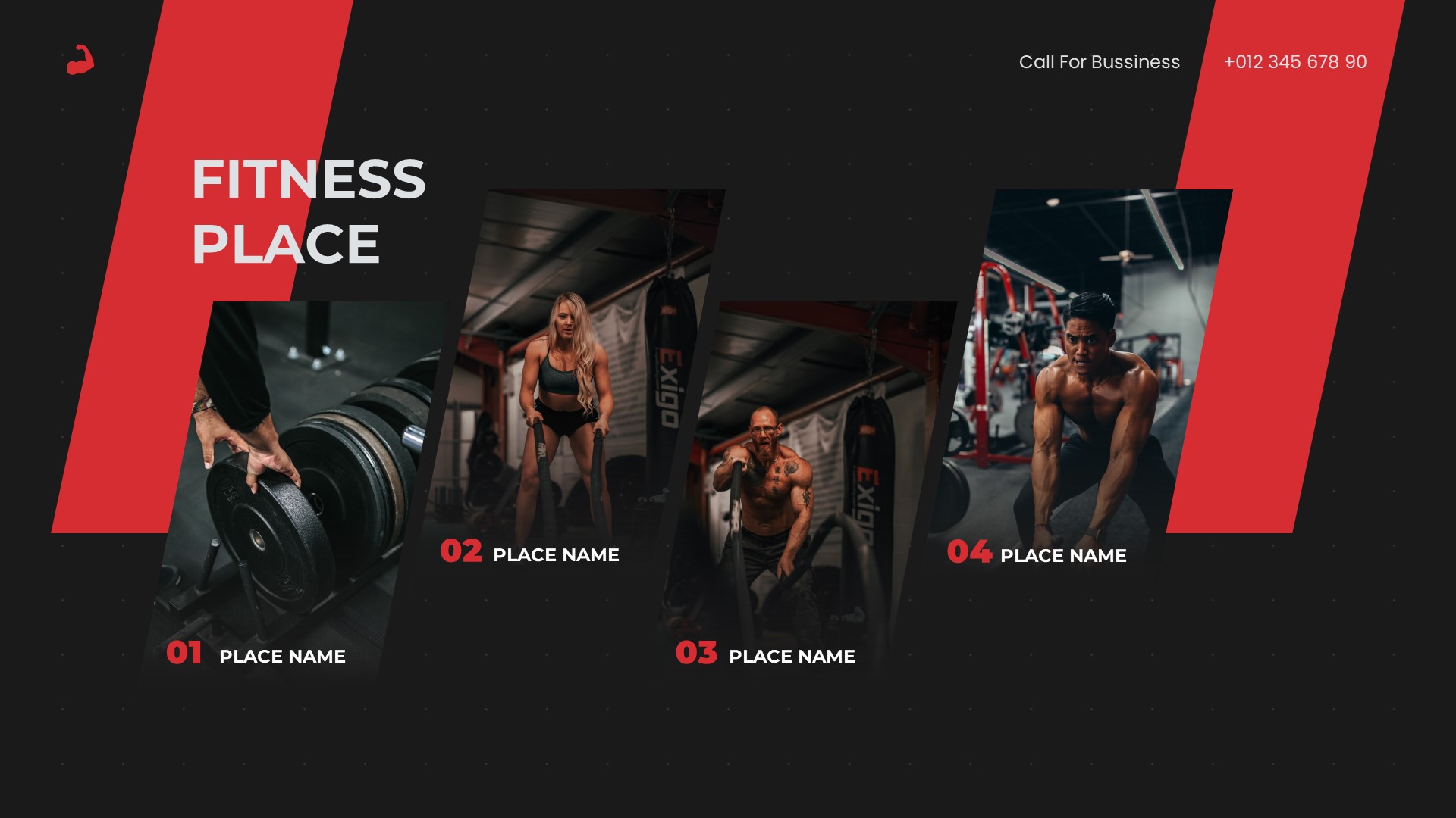 Muscle - Sports Fitness Powerpoint Presentation Template, Presentation ...