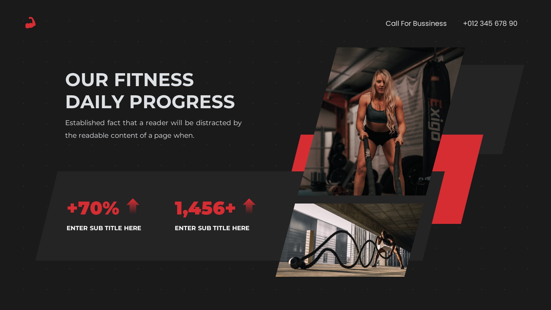 Muscle - Sports Fitness Powerpoint Presentation Template, Presentation ...