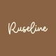 Ruseline A Monoline Script, Fonts | GraphicRiver