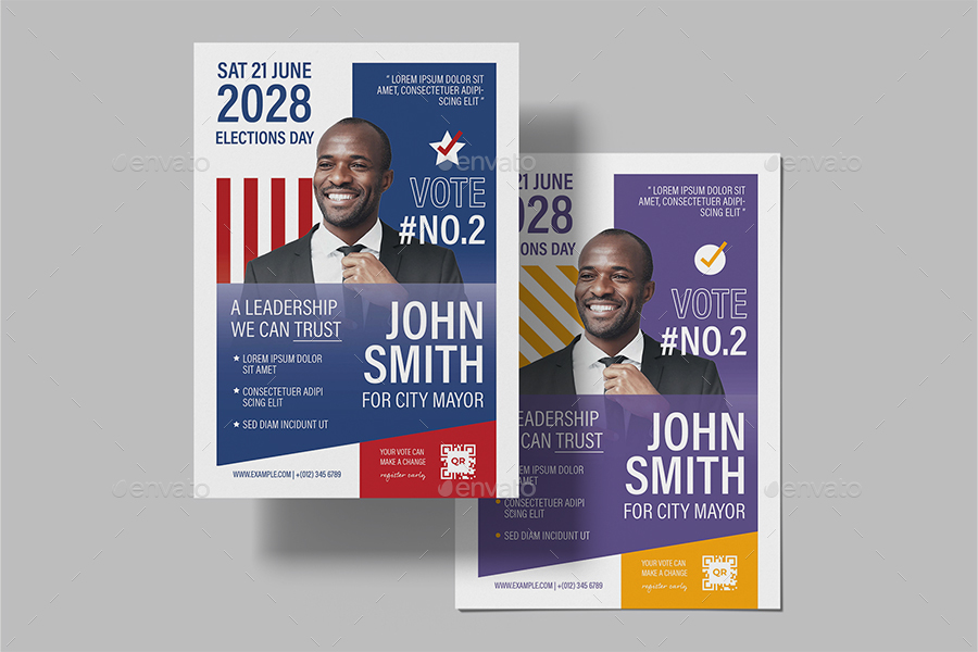 Election Campaign Templates Set, Print Templates | GraphicRiver