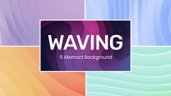 Waving Abstract Background Loop, After Effects Project Files | VideoHive