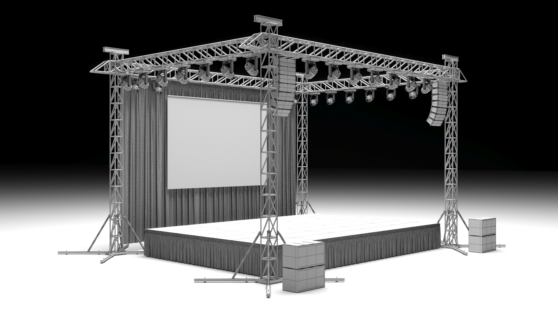 Concert Stage by cgrkzl | 3DOcean