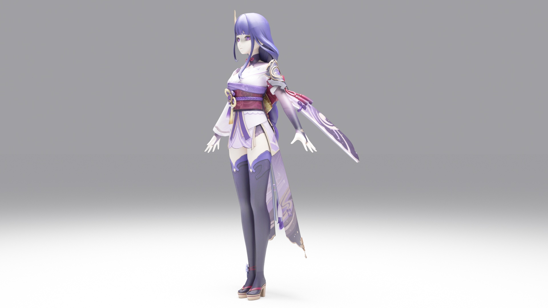 Raiden Shogun - Genshin Impact by X-Point | 3DOcean