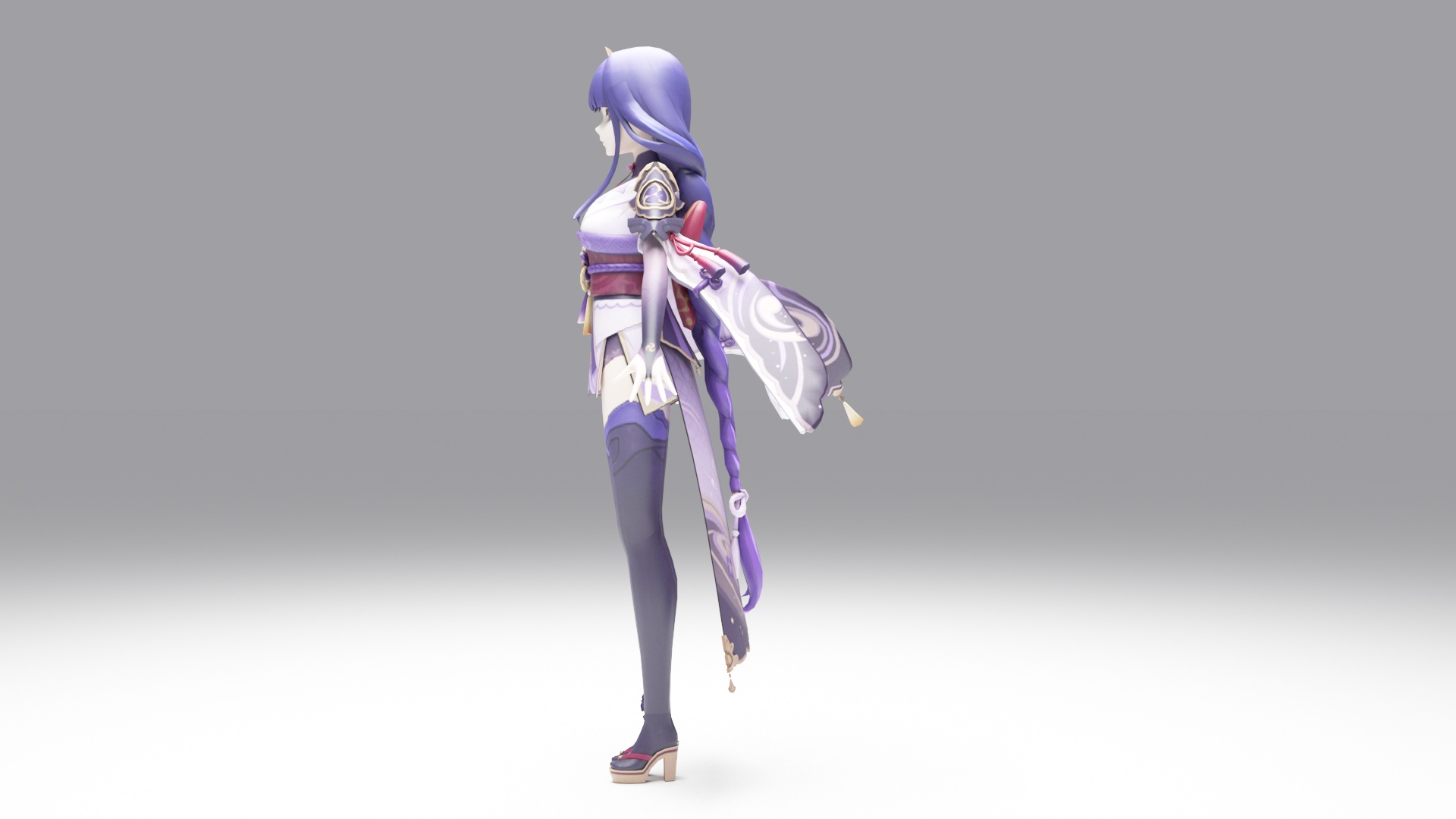 Raiden Shogun - Genshin Impact by X-Point | 3DOcean