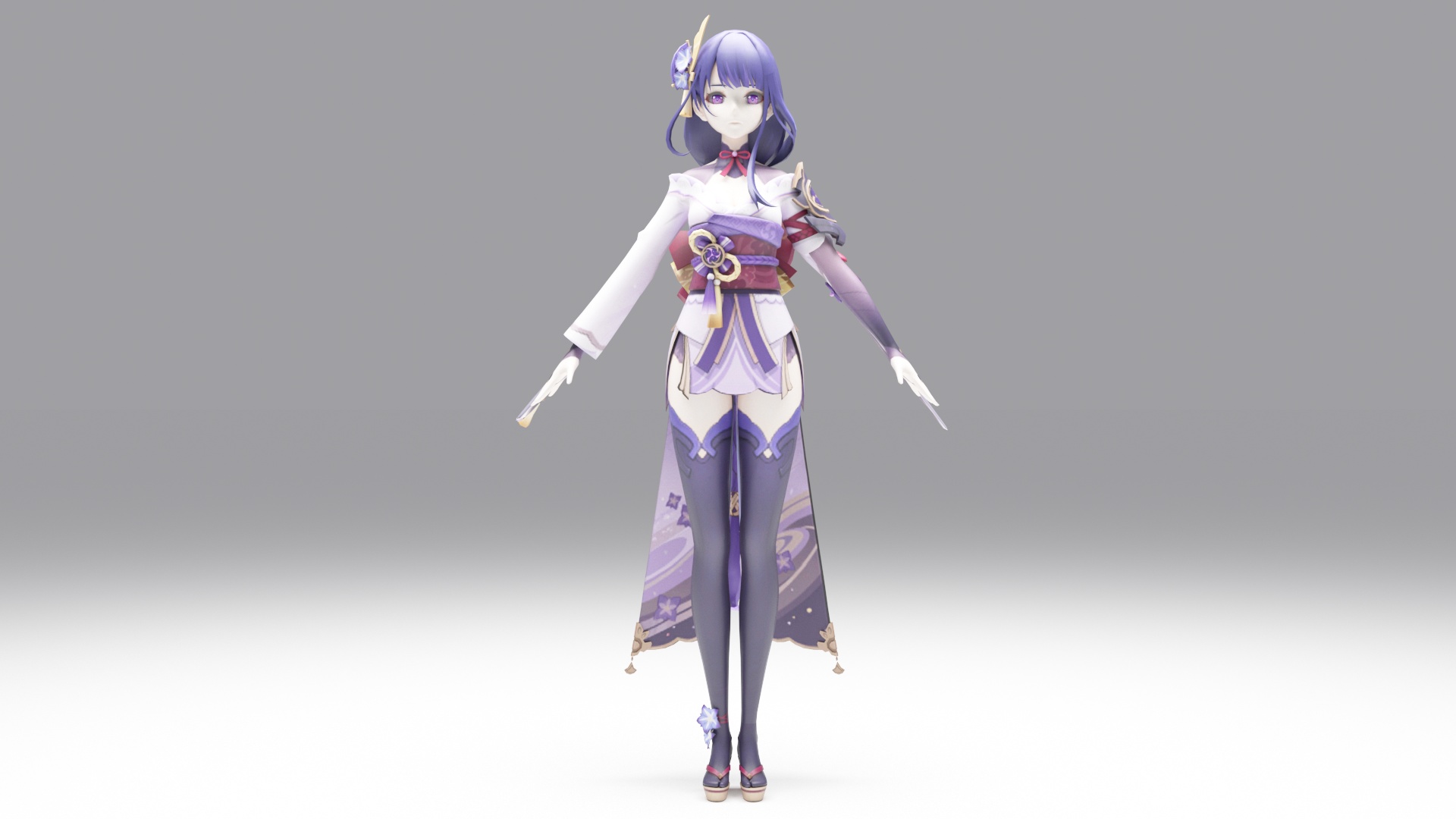 Raiden Shogun - Genshin Impact by X-Point | 3DOcean