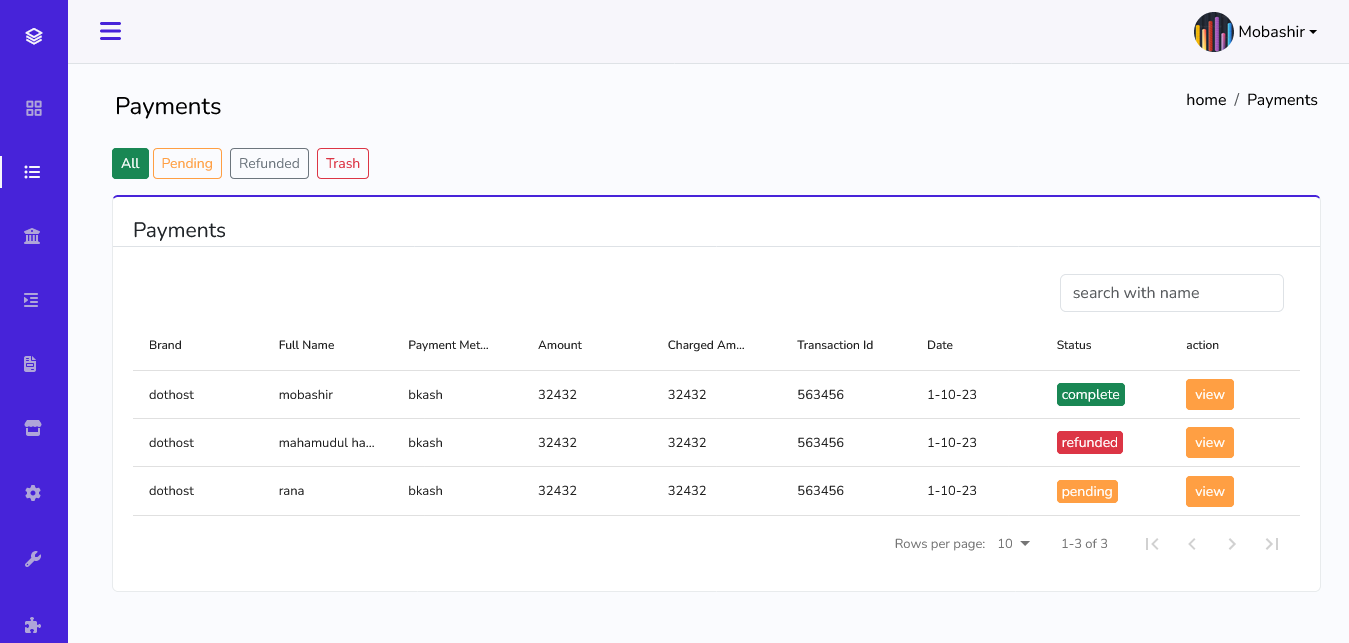 React js - Admin Dashboard Template by Tech_beauty | CodeCanyon
