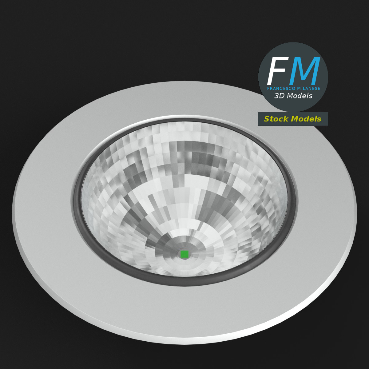Recessed LED ceiling spotlight by FrancescoMilanese85 | 3DOcean